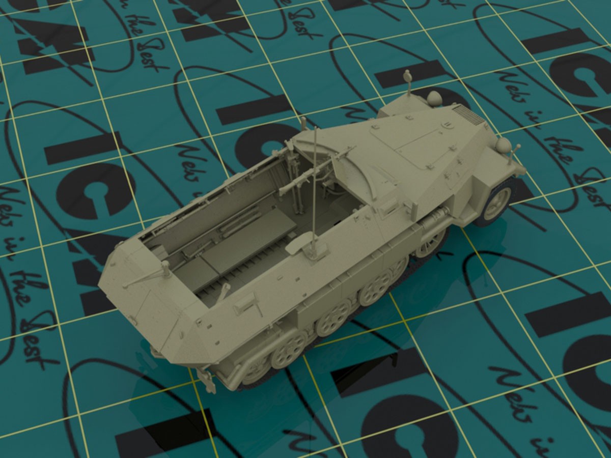 Hanomag Sd.Kfz. 251/1 - ICM 35101 | Sklep modelnet.pl