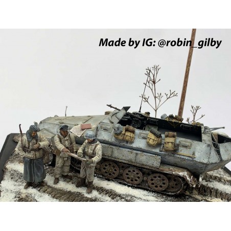 Model transportera Sd.Kfz. 251/1 firmy ICM 35101 | Sklep modelnet.pl