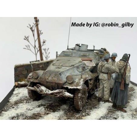 Model transportera Sd.Kfz. 251/1 firmy ICM 35101 | Sklep modelnet.pl