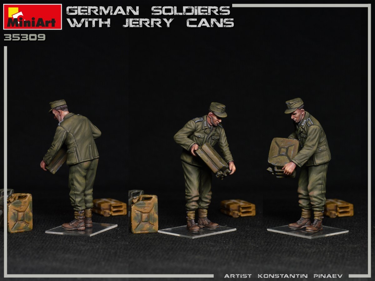 German soldiers w jerry cans - MiniArt 35286 | Sklep modelnet.pl