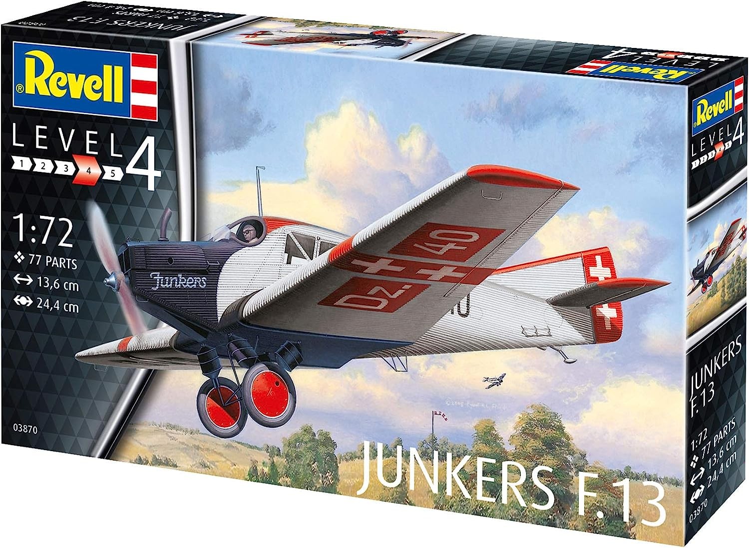 Model samolotu Junkers F-13 firmy Revell 03870 - sklep modelarski ...