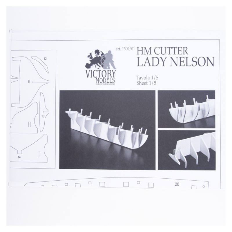 Lady Nelson construction plans by Amati 110001 | Sklep modelnet.pl